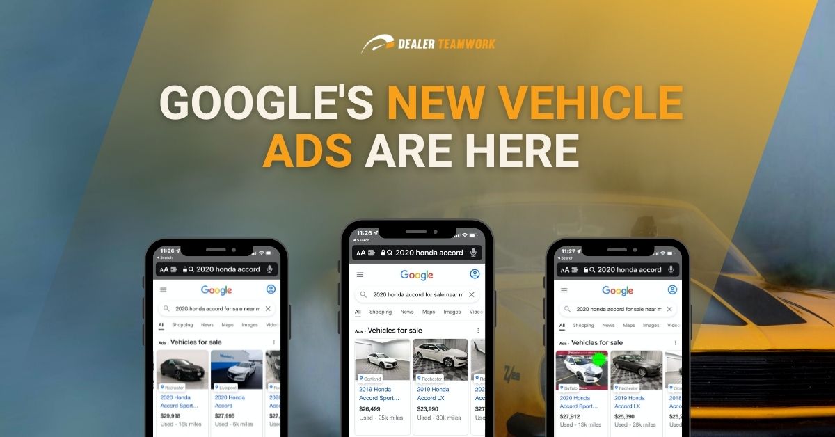 Google Vehicle Ads - Dealer Teamwork